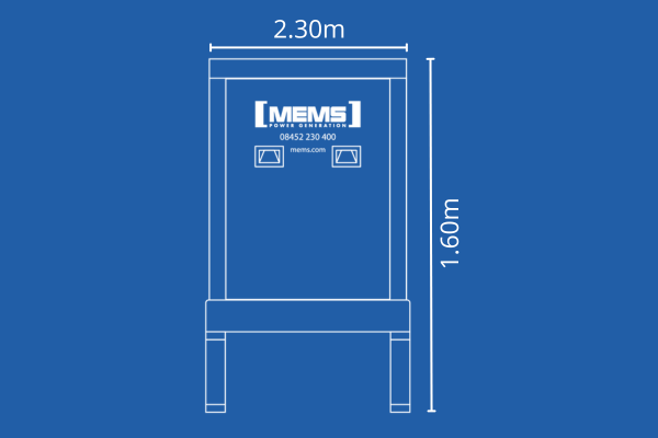 Stage V 40 kVA Generator Hire - Ultra low emission | MEMS