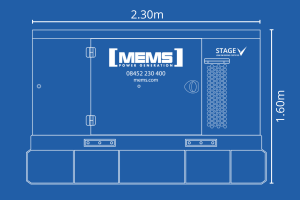 Stage V 40 kVA Generator Hire - Ultra low emission | MEMS