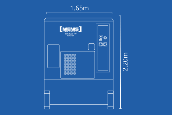 Stage V 450 kVA Generator Hire - Ultra low emissions | MEMS