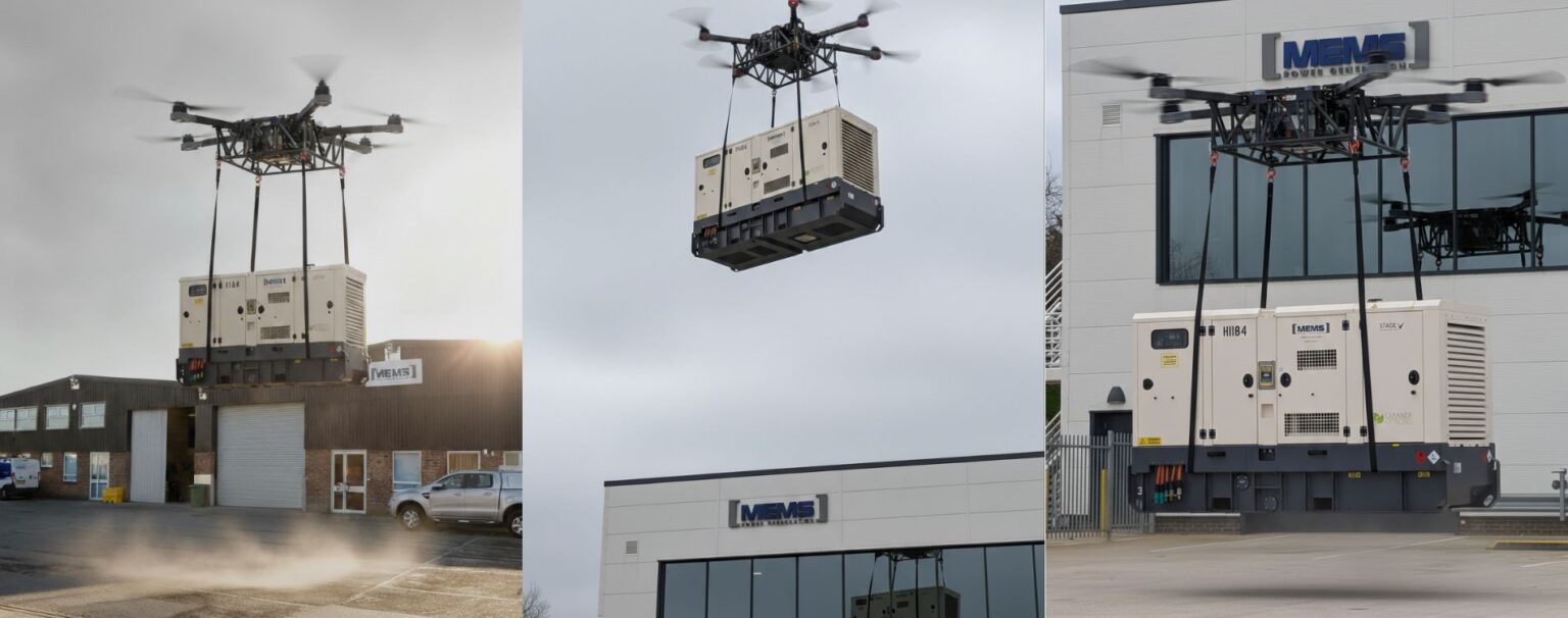Drone Generator Delivery Trial | MEMS Rapid Reach
